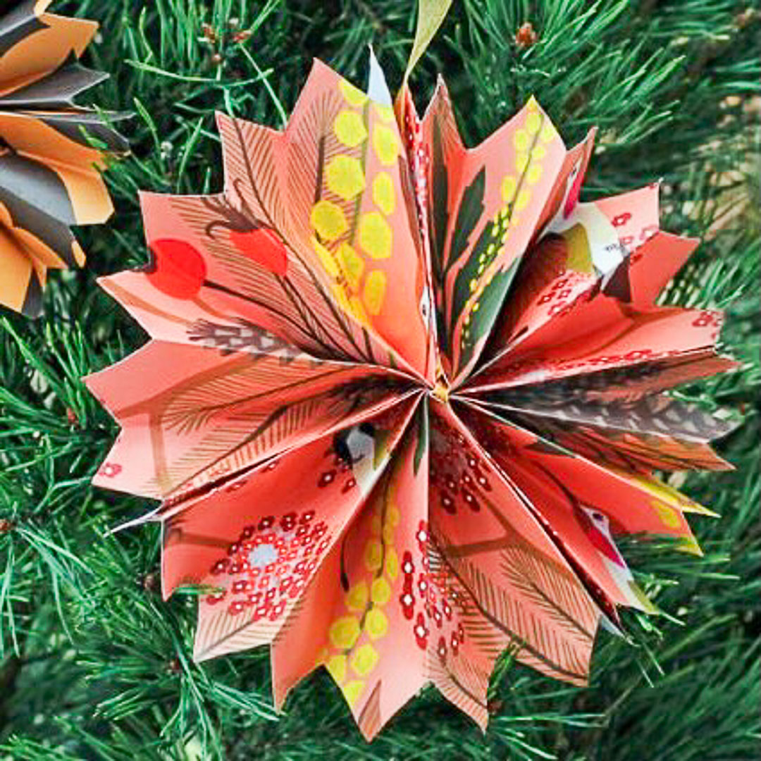 Gelli Plate Paper Ornaments Course - BARN Catalog